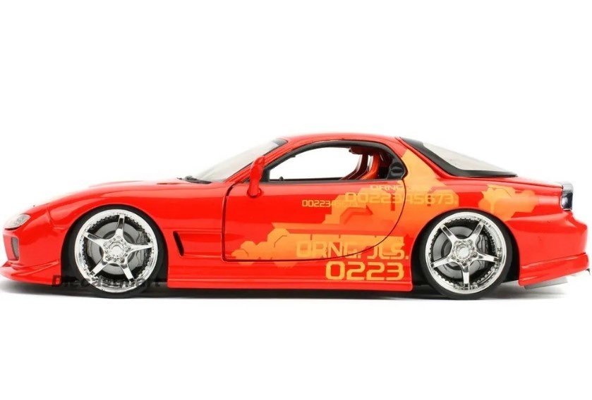 Fast & Furious: Orange JLS Mazda RX-7 – Imperial Hobbies
