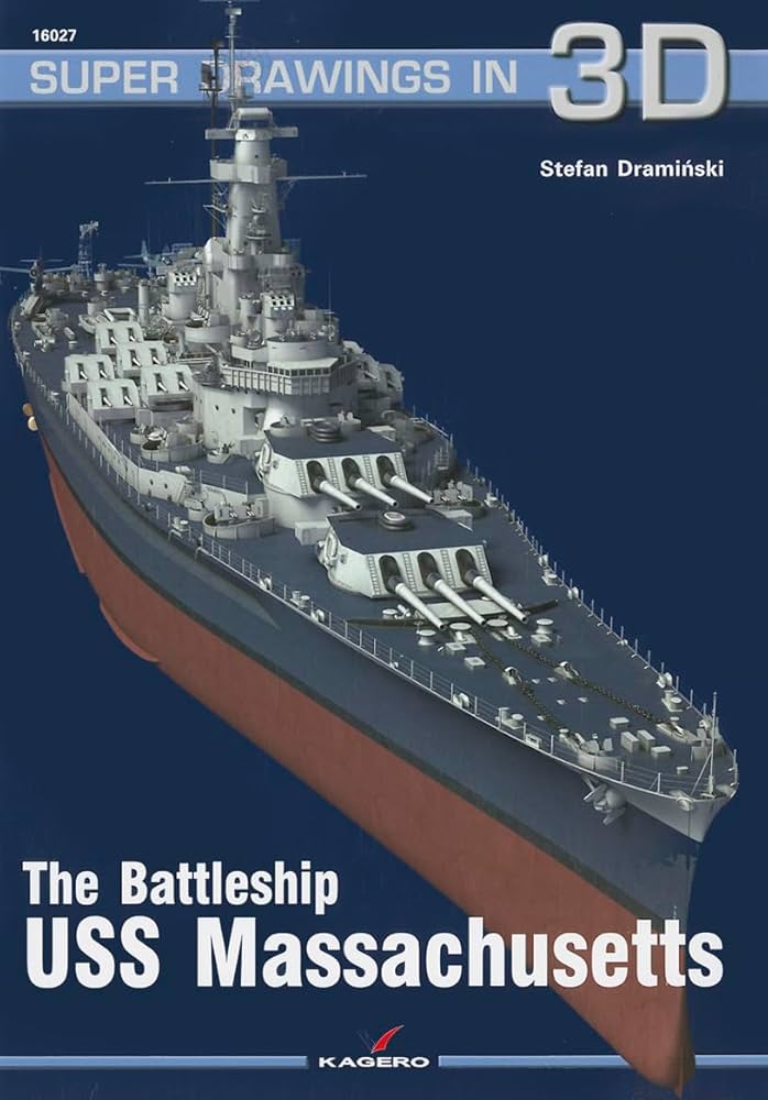 Super Drawings In 3D: The Battleship USS Massachusetts – Imperial Hobbies